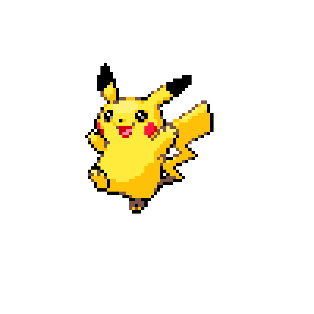 Pixilart - Pixel Pikachu by Java