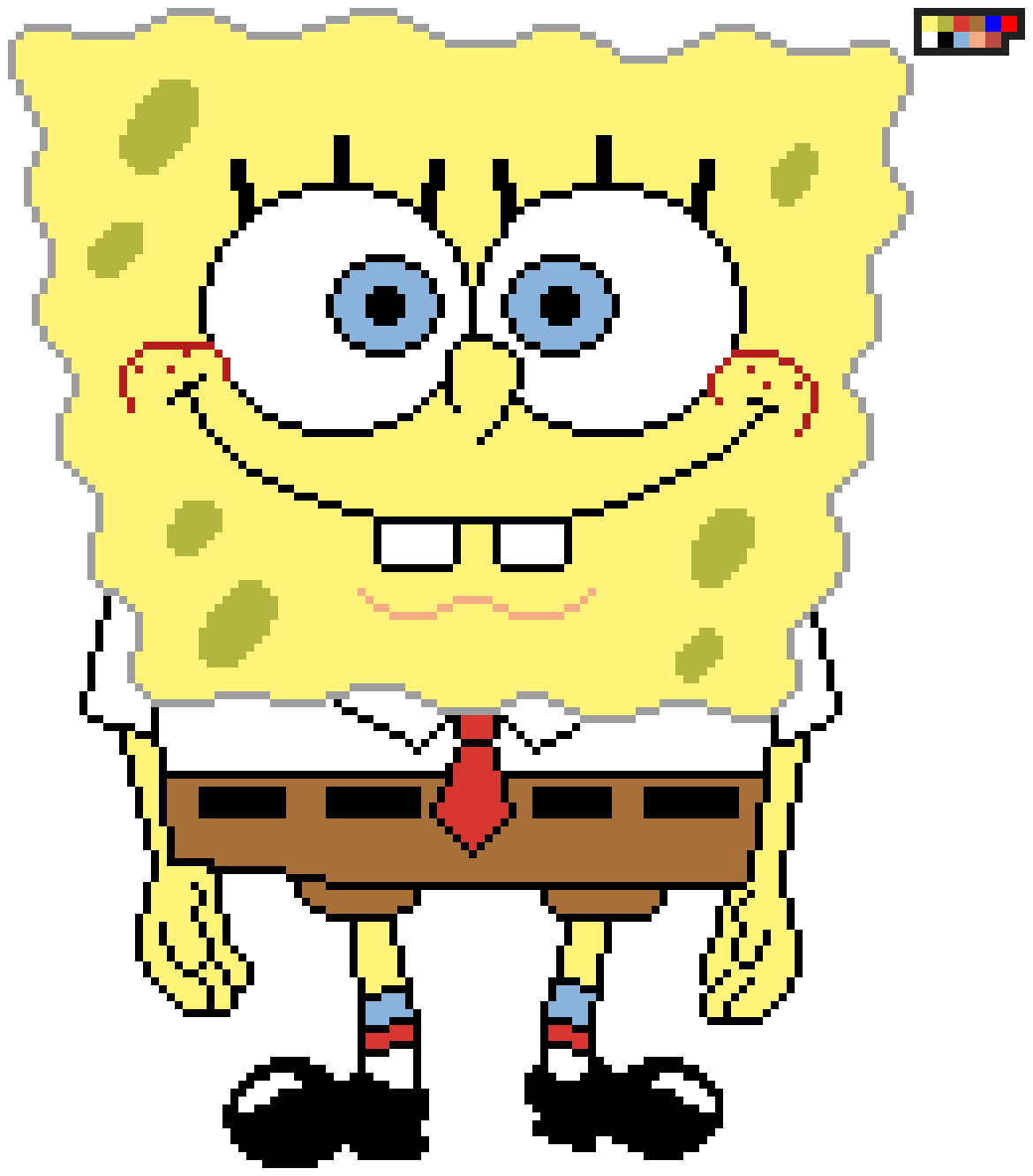 Pixilart - Classic Spongebob by AnishPixilart