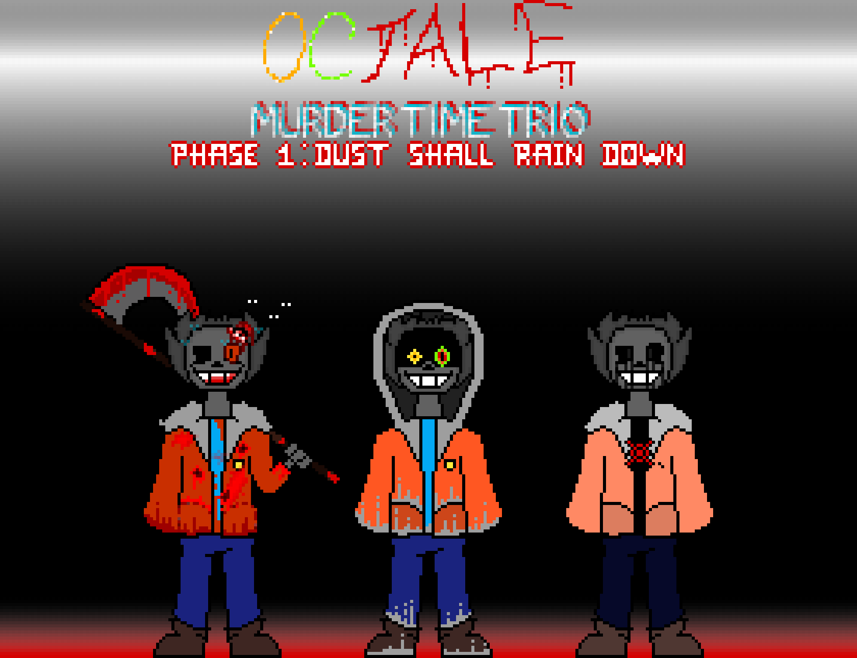 Pixilart - OC Murder Time Trio by pixilbarkey
