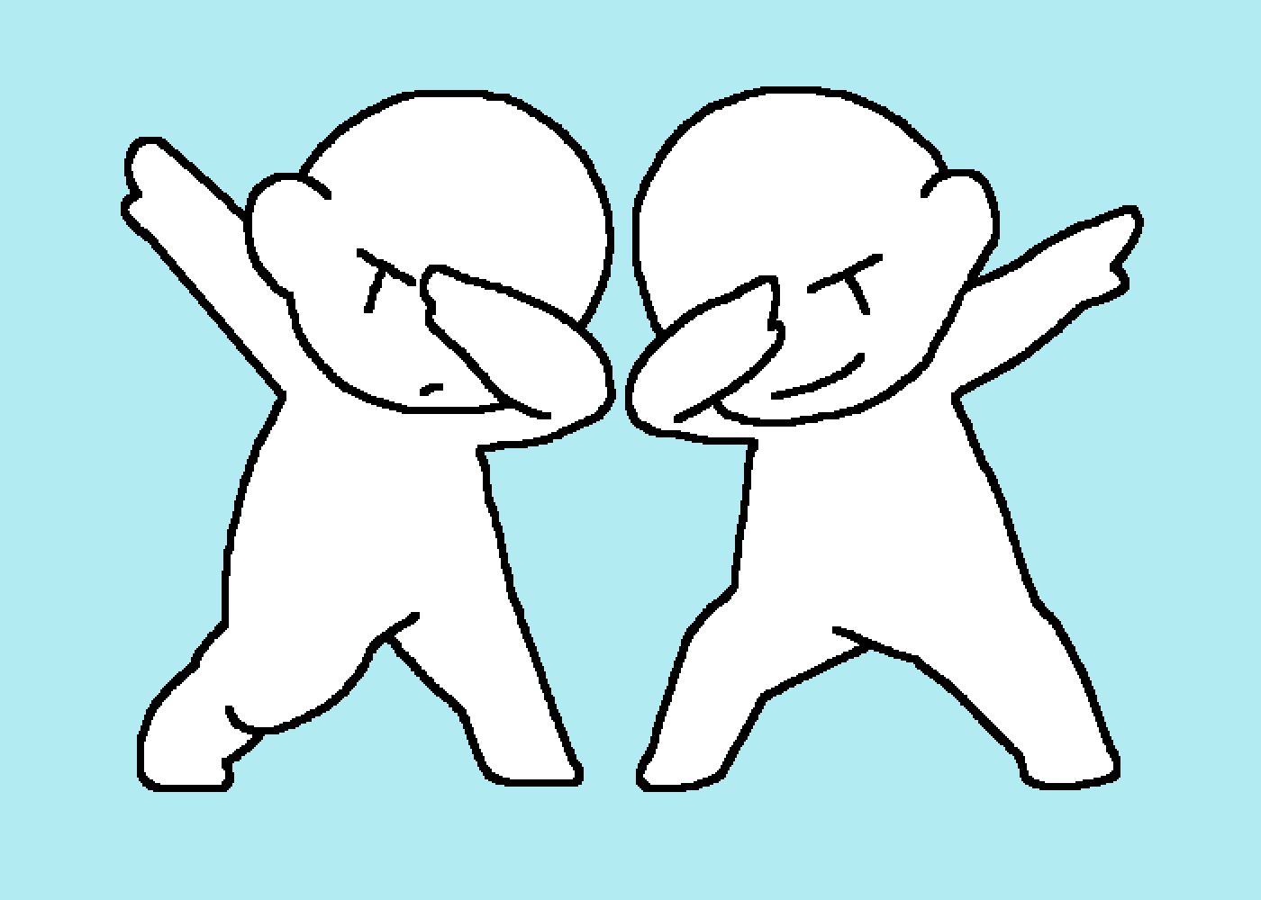 Two Chibi Friends Base