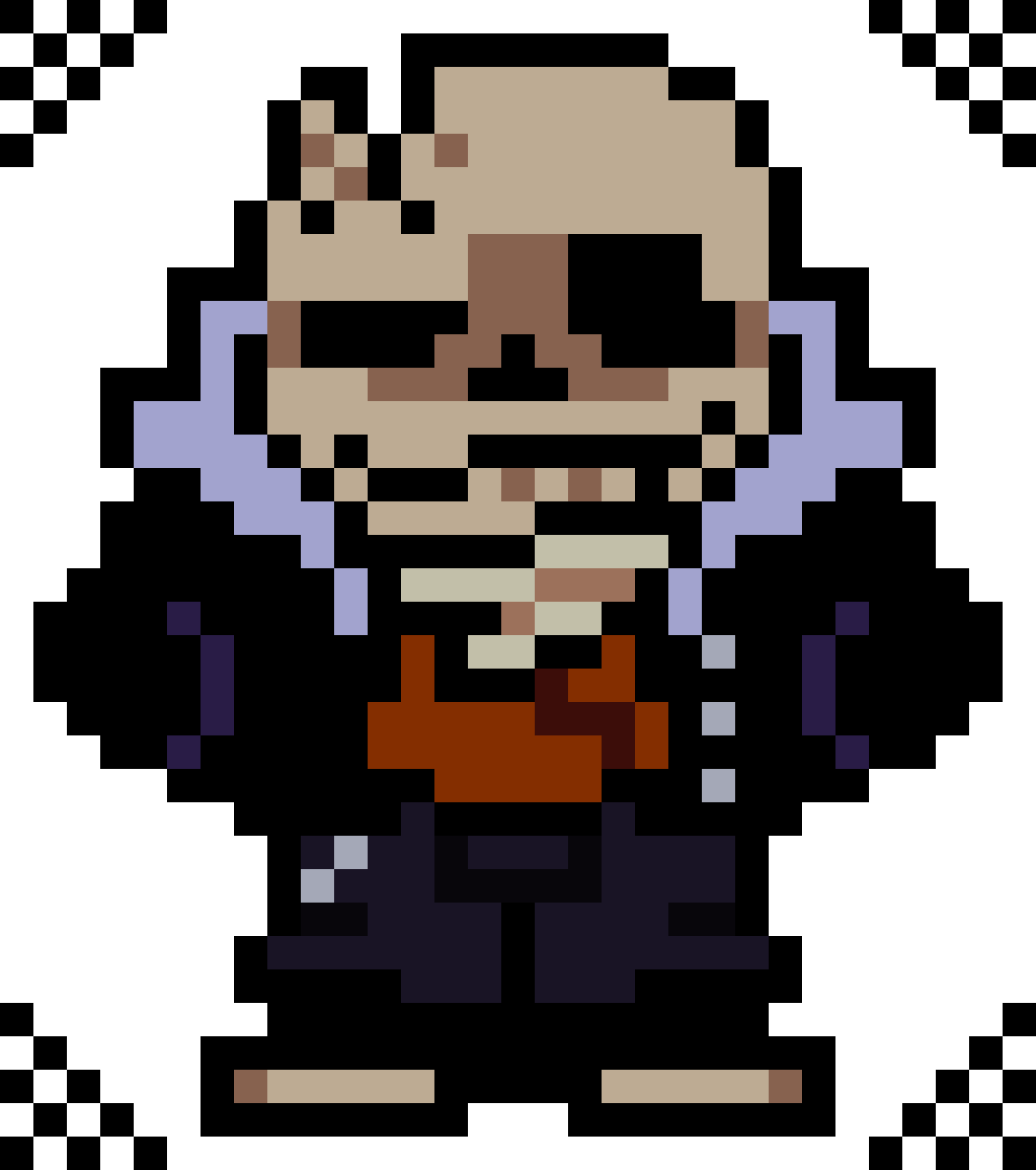 Pixilart - skeletal menace by admiration