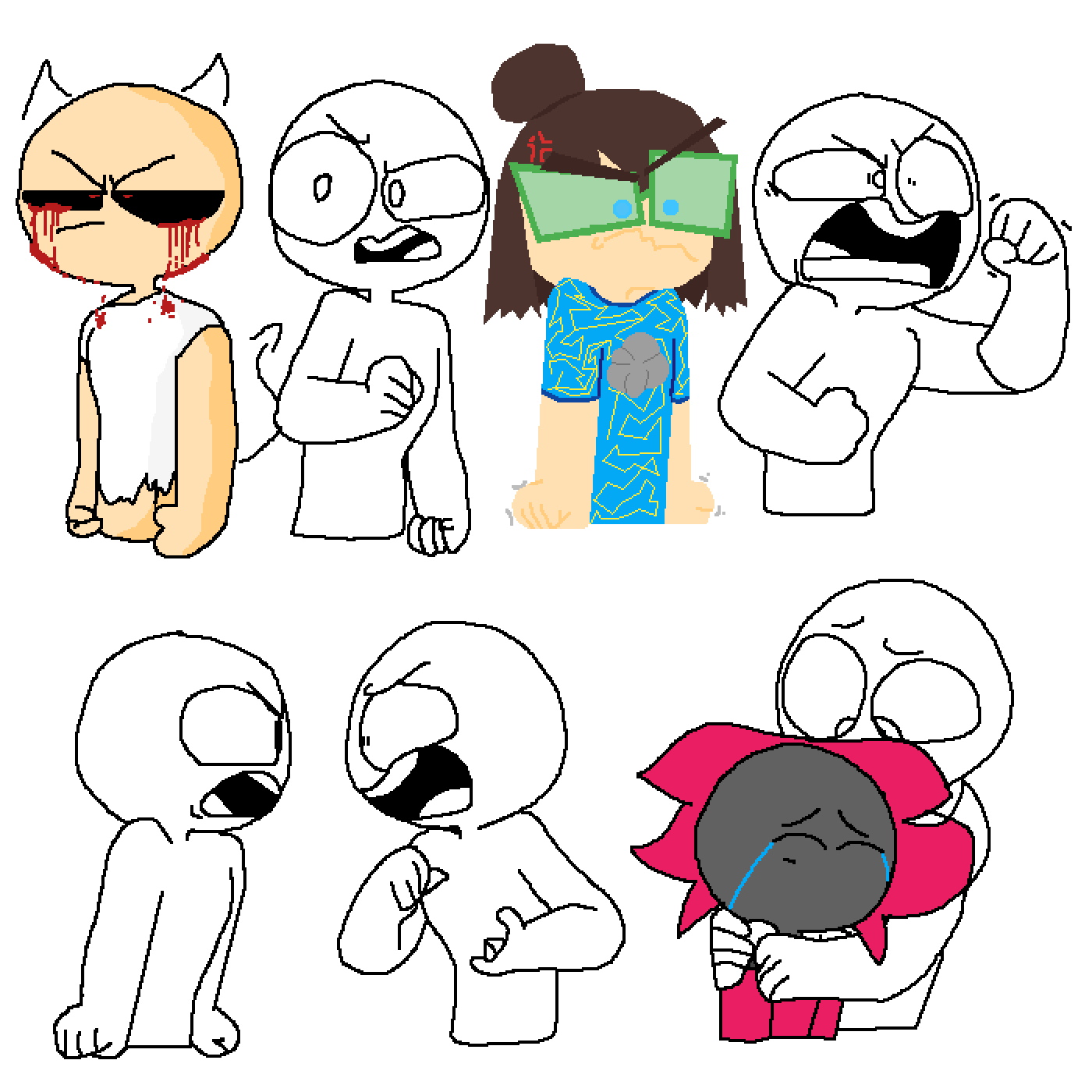 Editing ANGER - Free online pixel art drawing tool - Pixilart