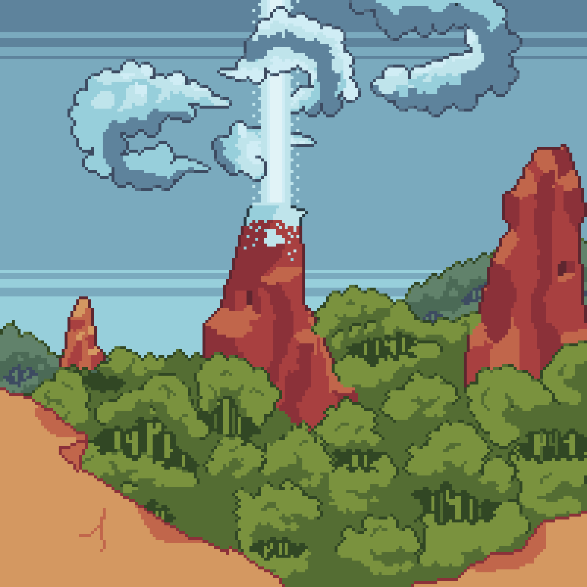 Pixilart - energy beam by Pixel-n0ob