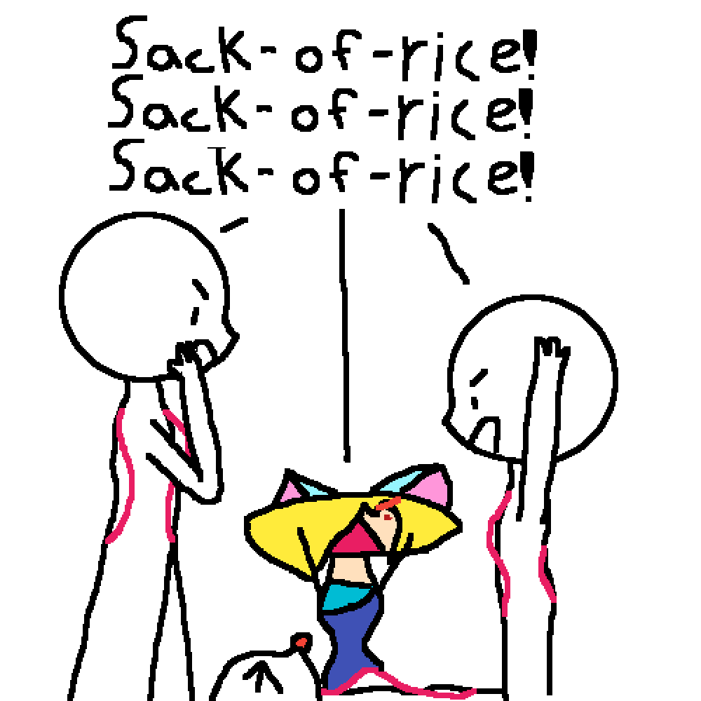 Editing SACK OF RICE!!!! - Free online pixel art drawing tool - Pixilart