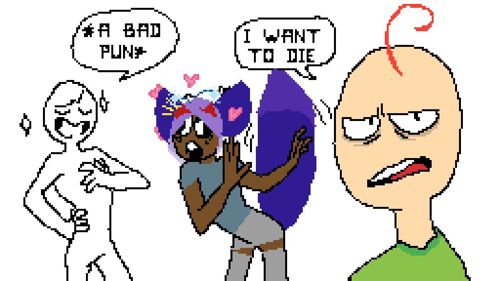 Editing baldi... - Free online pixel art drawing tool - Pixilart