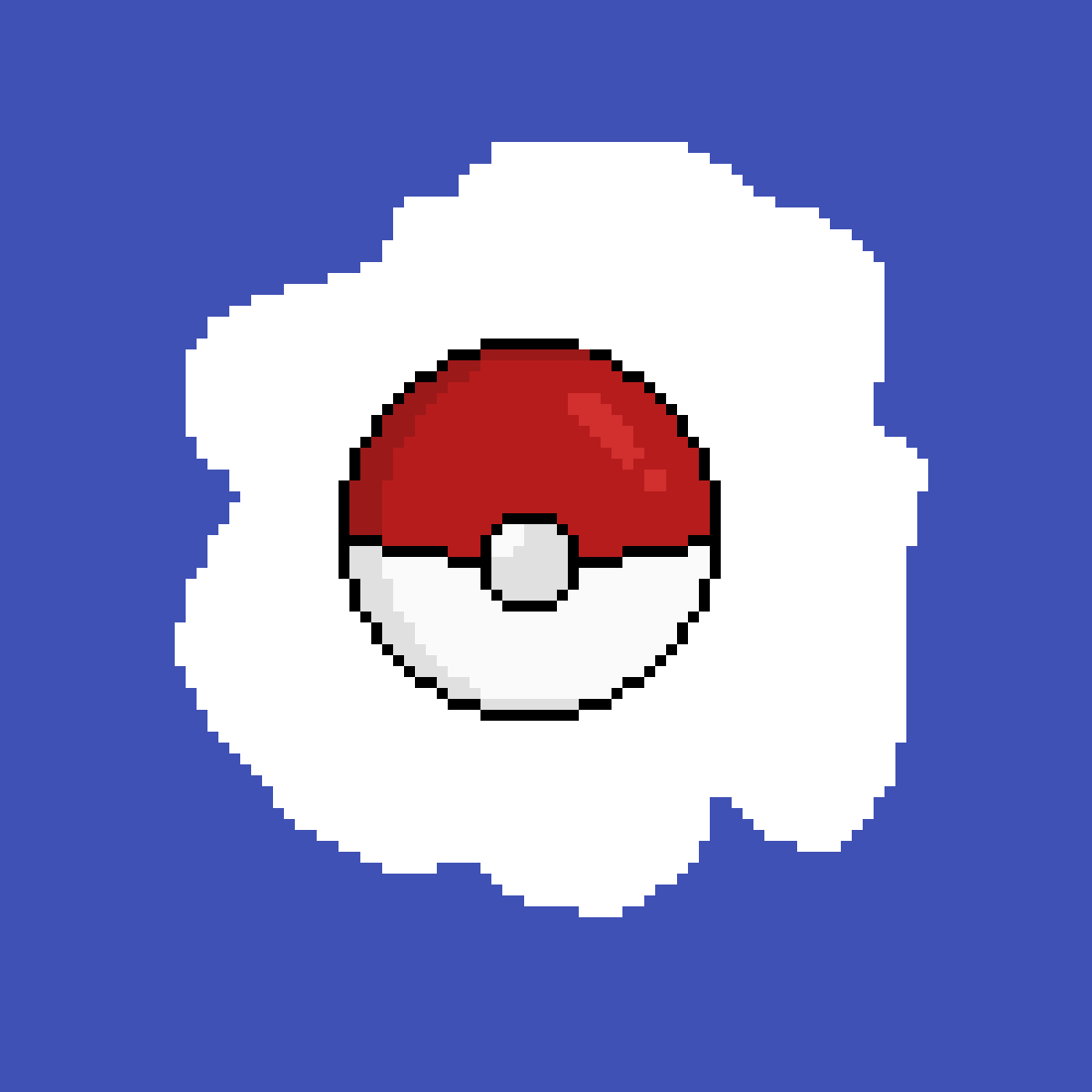 Pixilart - pokemon ball by mikeunderdog