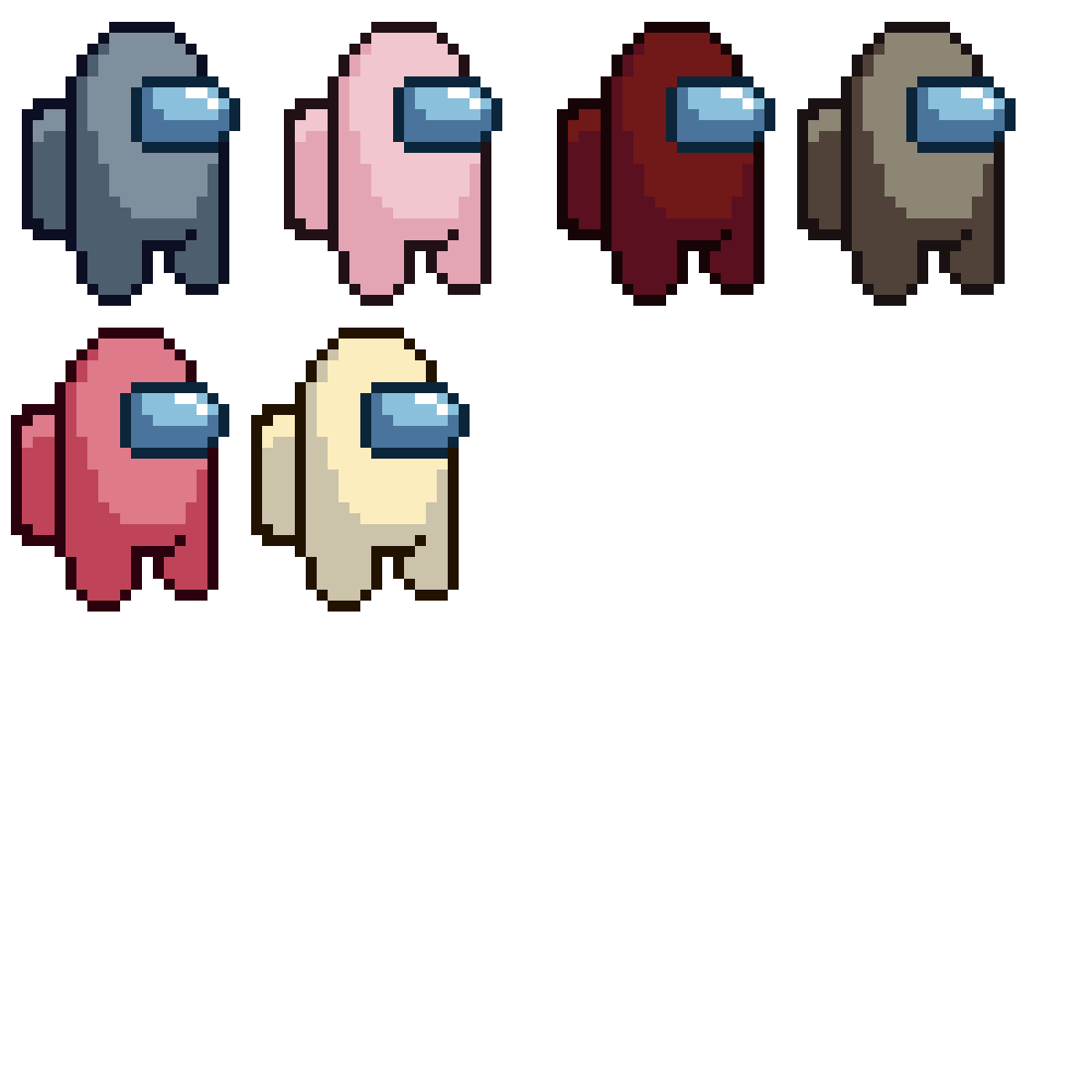 Pixilart - New Among Us Colors by koopastudios