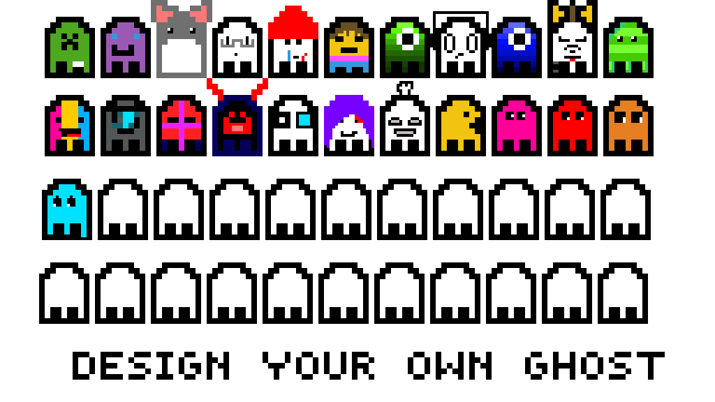 Pixilart - Draw your own Ghost by Fireblazer