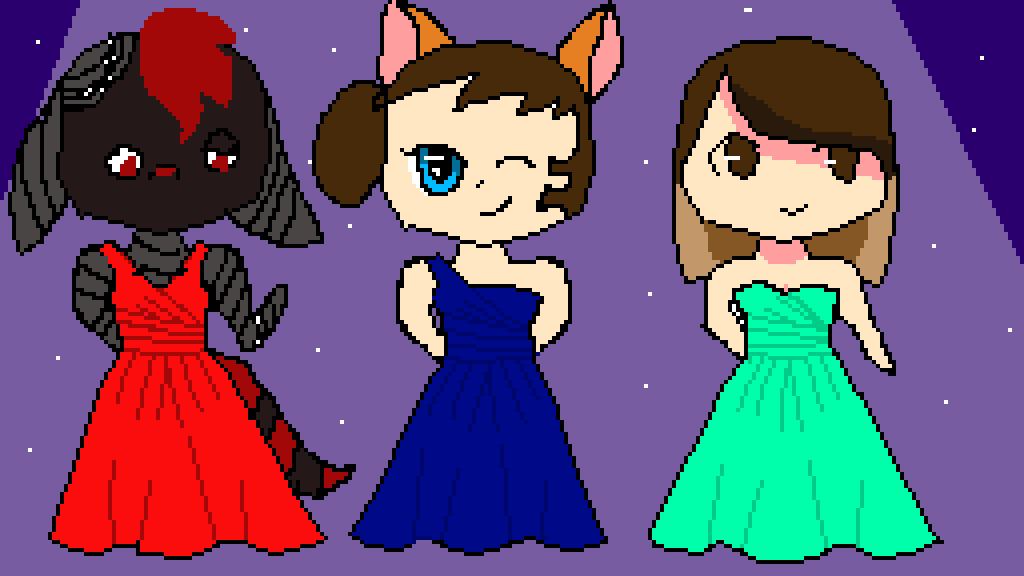 Editing prom collab! - Free online pixel art drawing tool - Pixilart