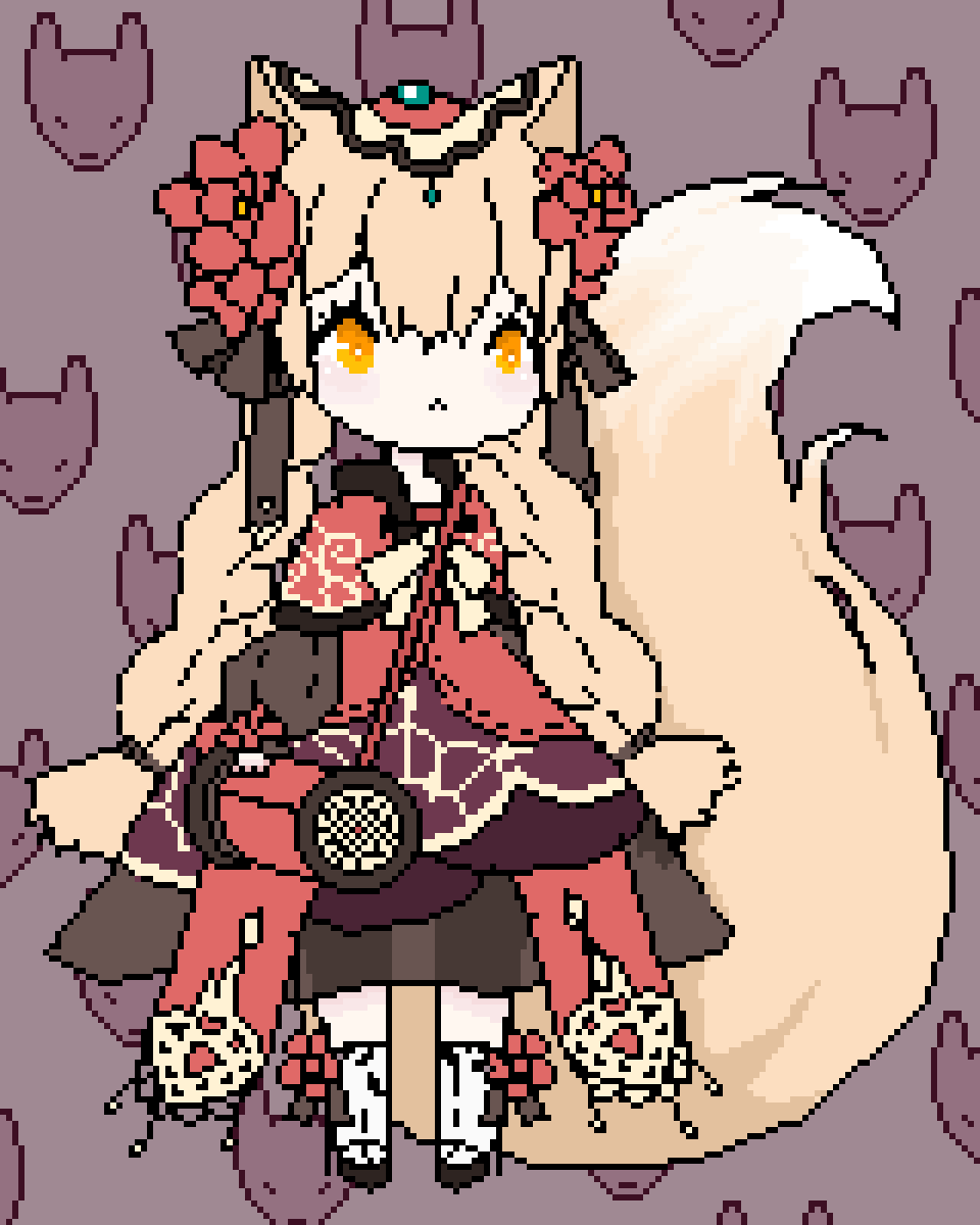 Pixilart - Poppy Fox (Almost finished) by Stephanie