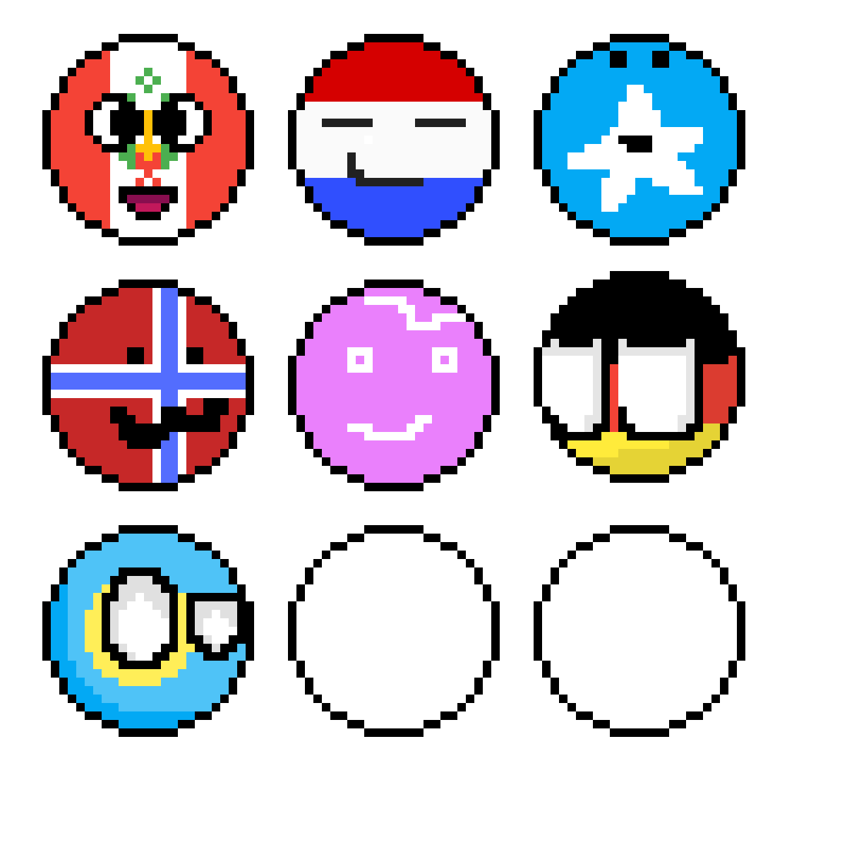 Editing Countries Collab ->Palau! - Free online pixel art drawing tool ...