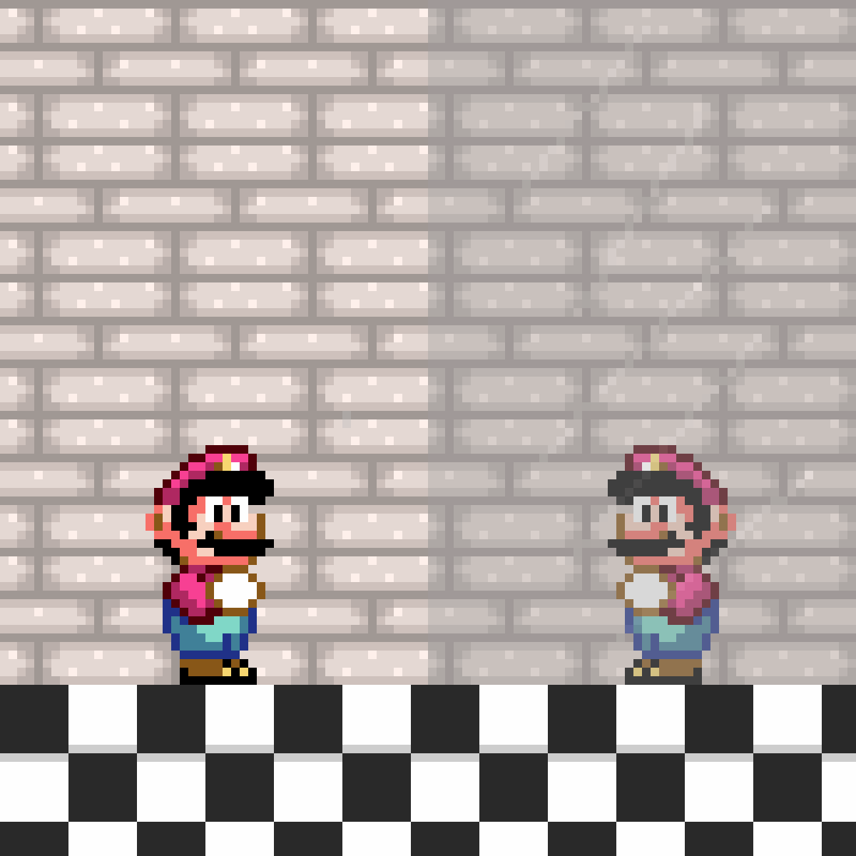 Pixilart - Mario Mirror by anameraucana