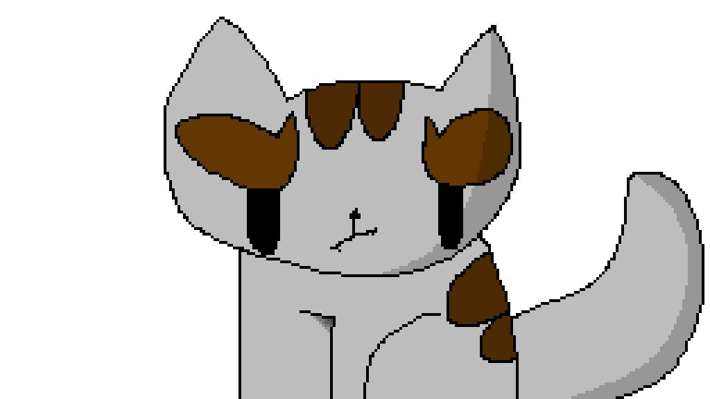 Pixilart - wowowo a cat by LittleBoxFriend