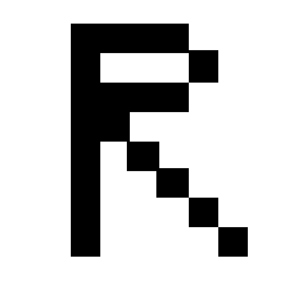 Pixilart - The Letter R by PIZZA-GOYZ