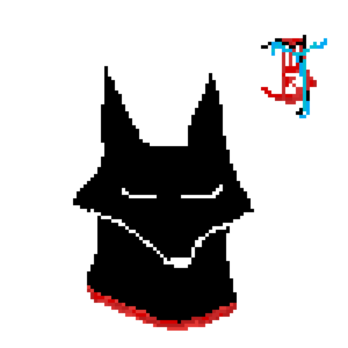 Editing Headless wolf - Free online pixel art drawing tool - Pixilart