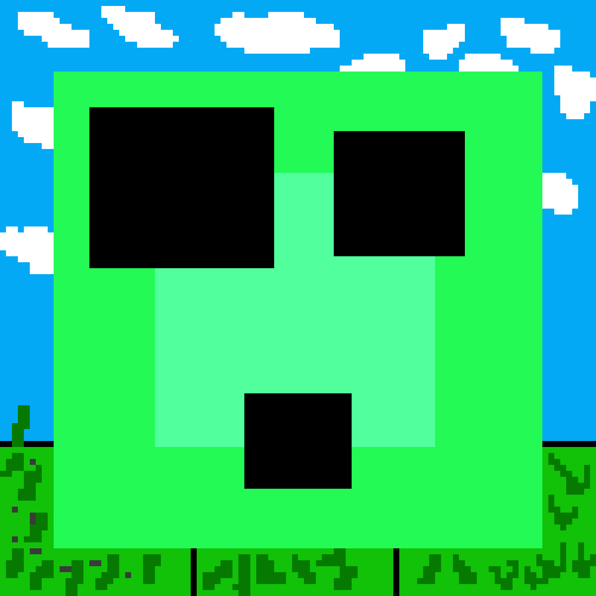 Pixilart - slime (minecraft) by KingOof03