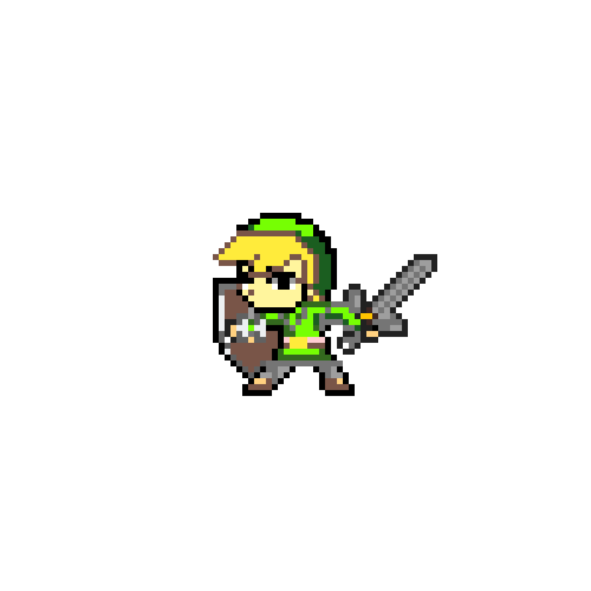 Pixilart - Link Four Swords Style by PixelNintendo