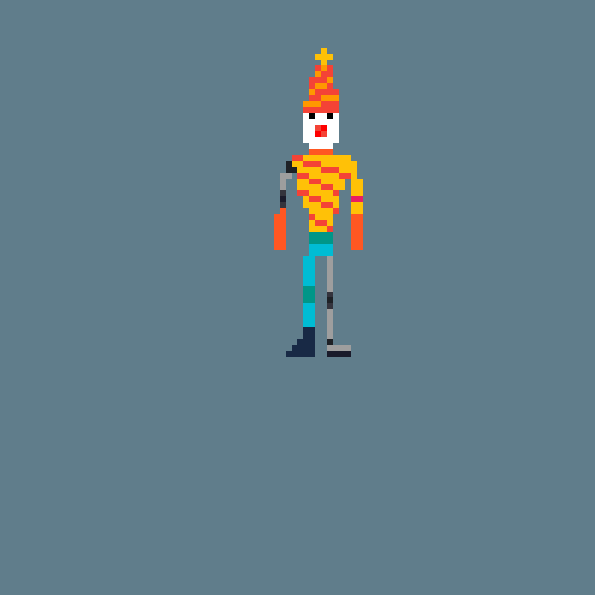 Pixilart - Robot clown by MrNail