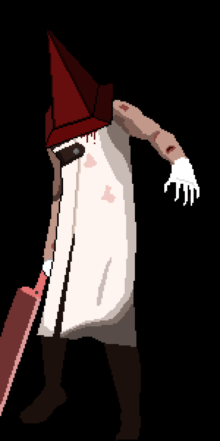 Editing Silent hill pyramid head - Free online pixel art drawing tool ...