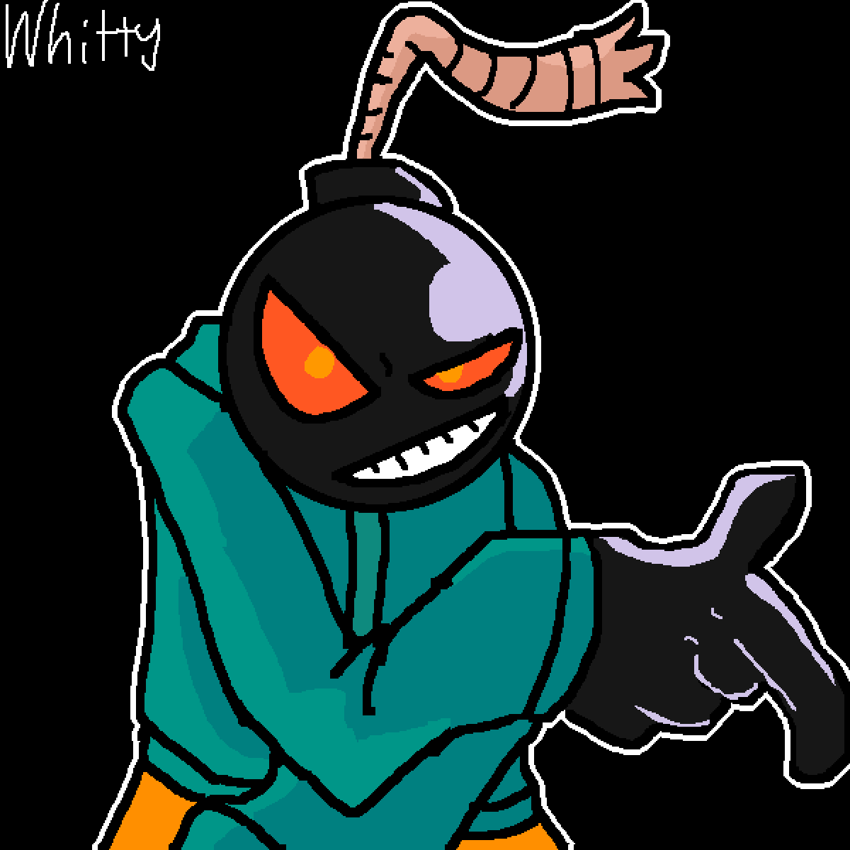 Pixilart - Whitty by A-FNF-A
