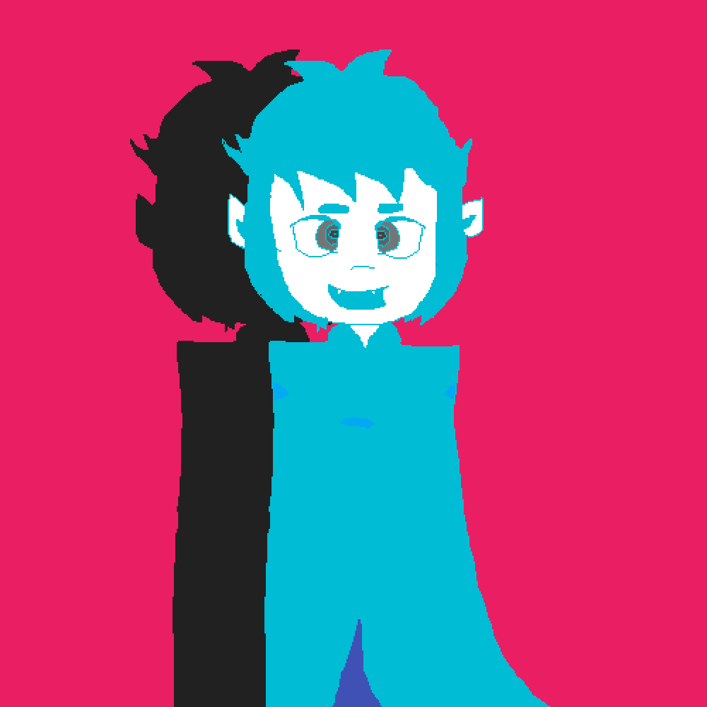 Pixilart - Neon vampire by anameraucana