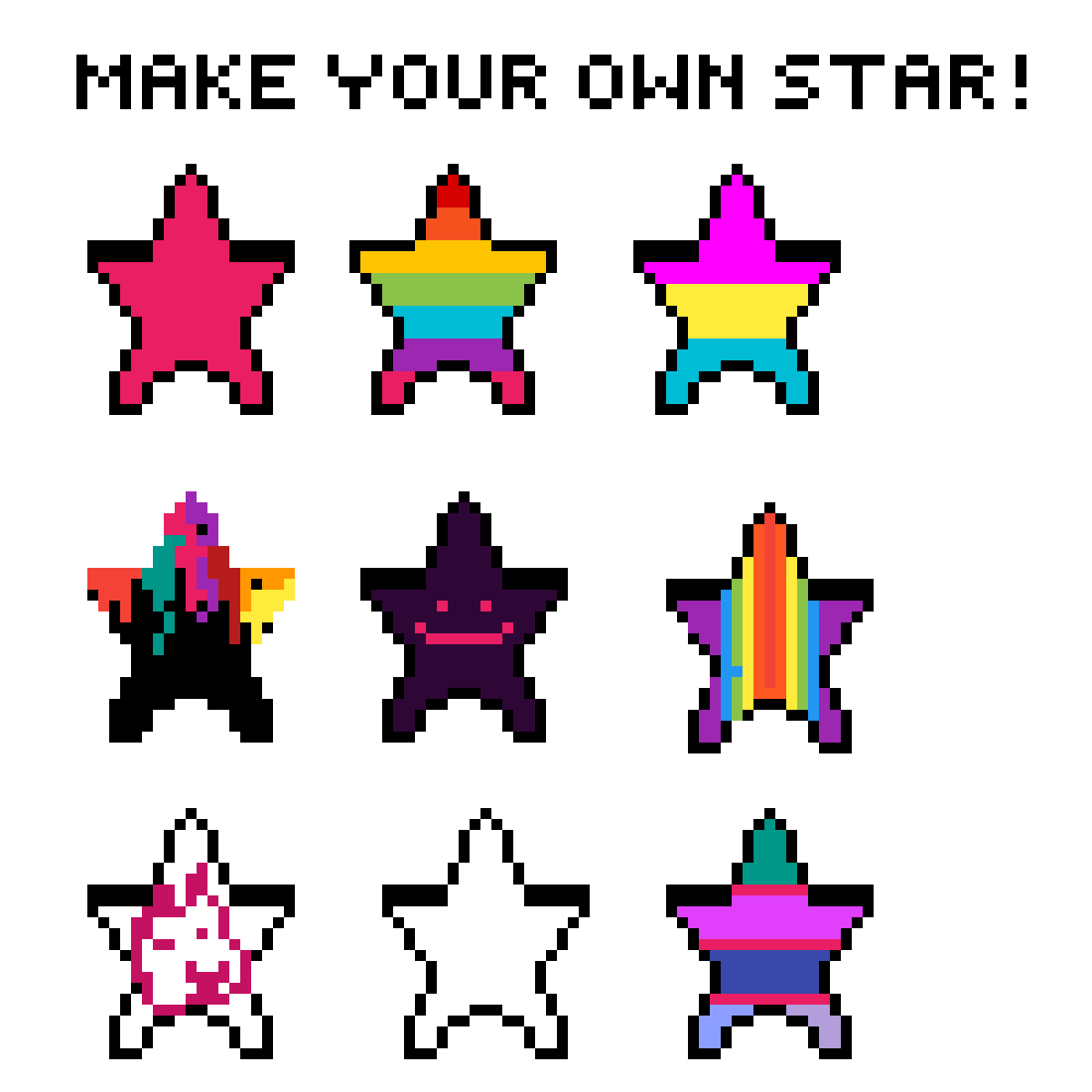 Editing Draw a star - Free online pixel art drawing tool - Pixilart