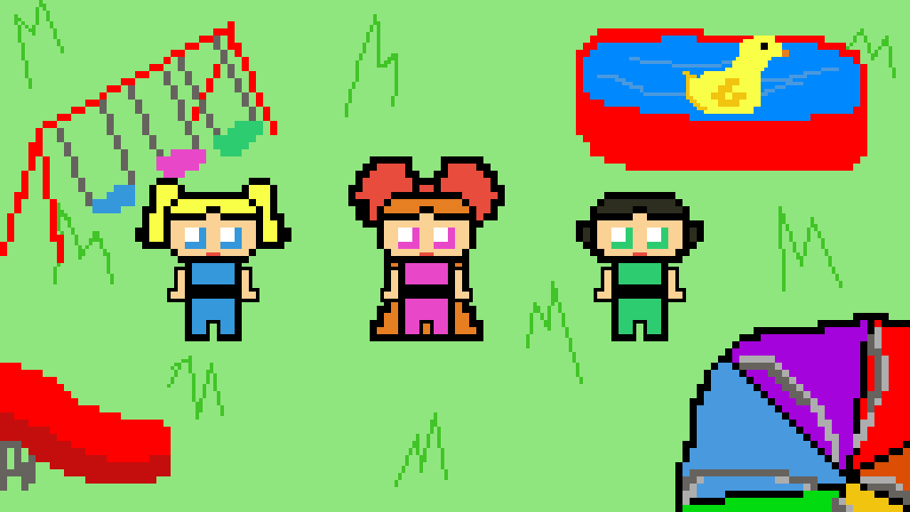 Editing The powerpuff girls - Free online pixel art drawing tool - Pixilart