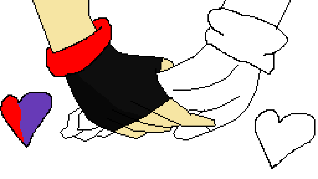 Pixilart - holding hands collab by JungkookOppa