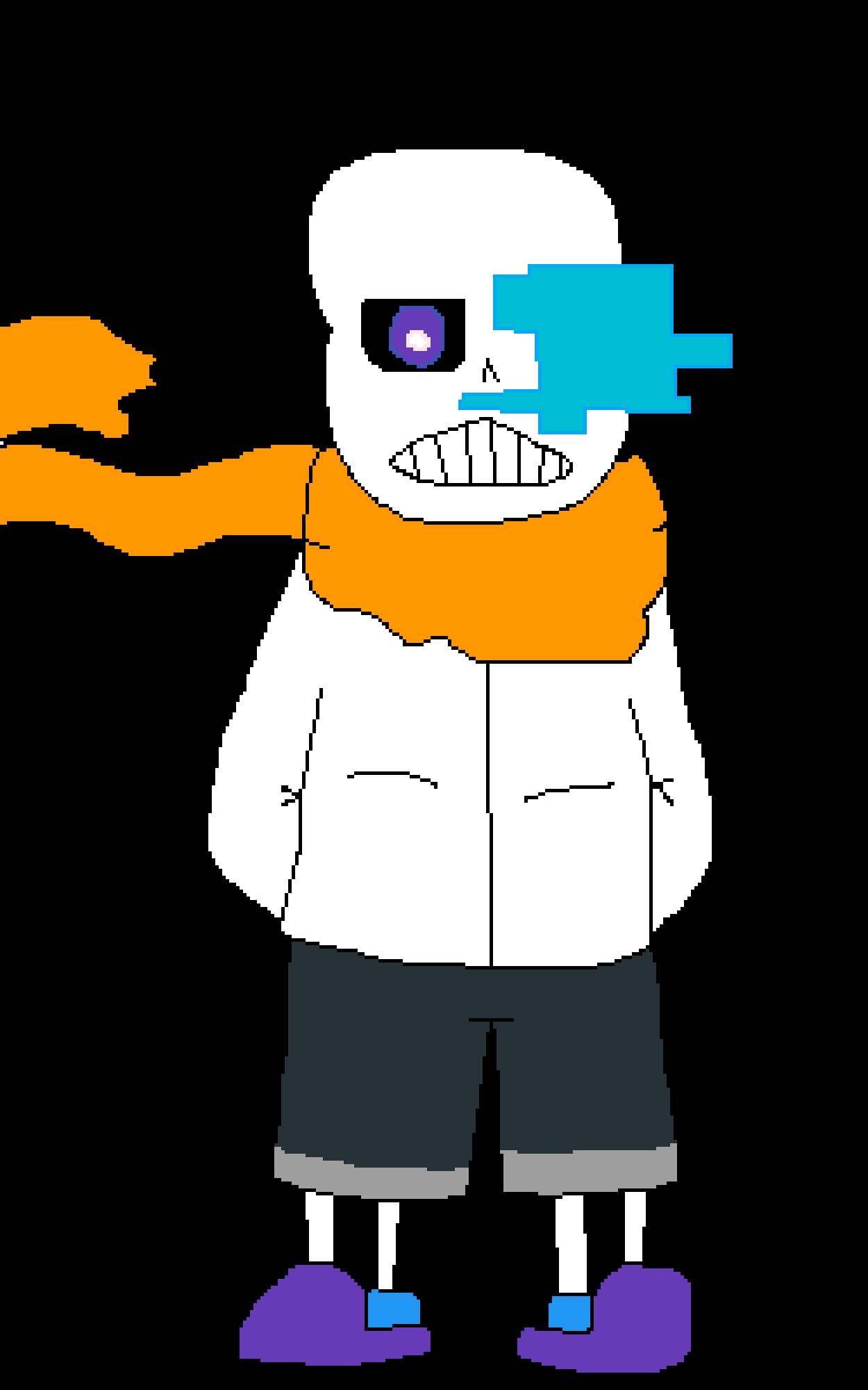 Pixilart - afterswapswap sans 2 by HS-and-co