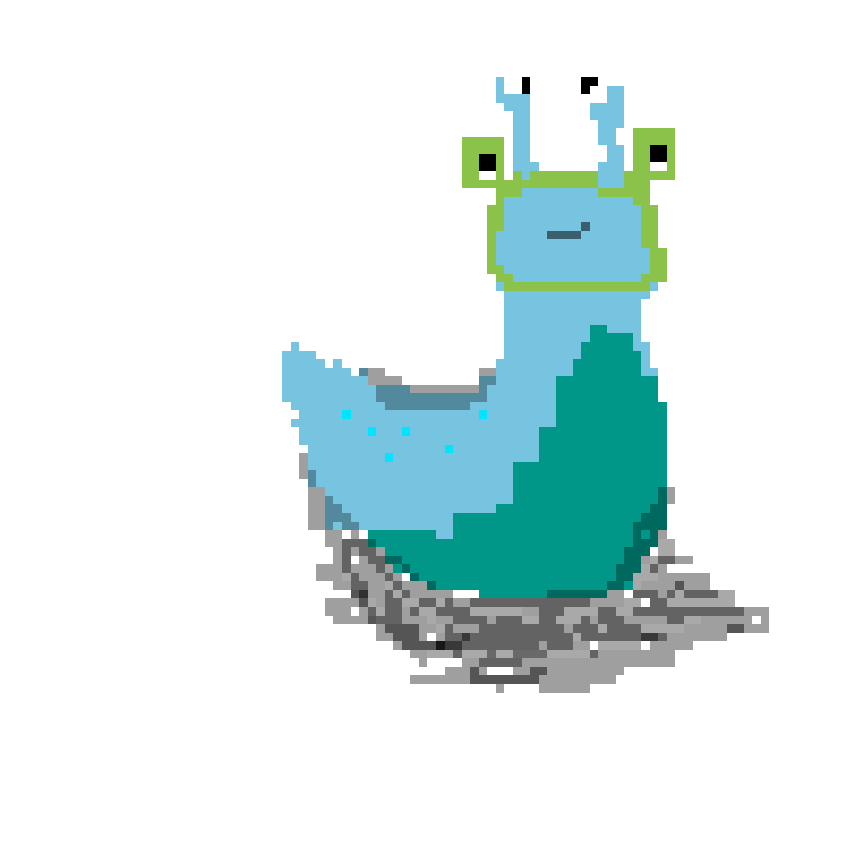 Pixilart - slug 3 by reducedmilk