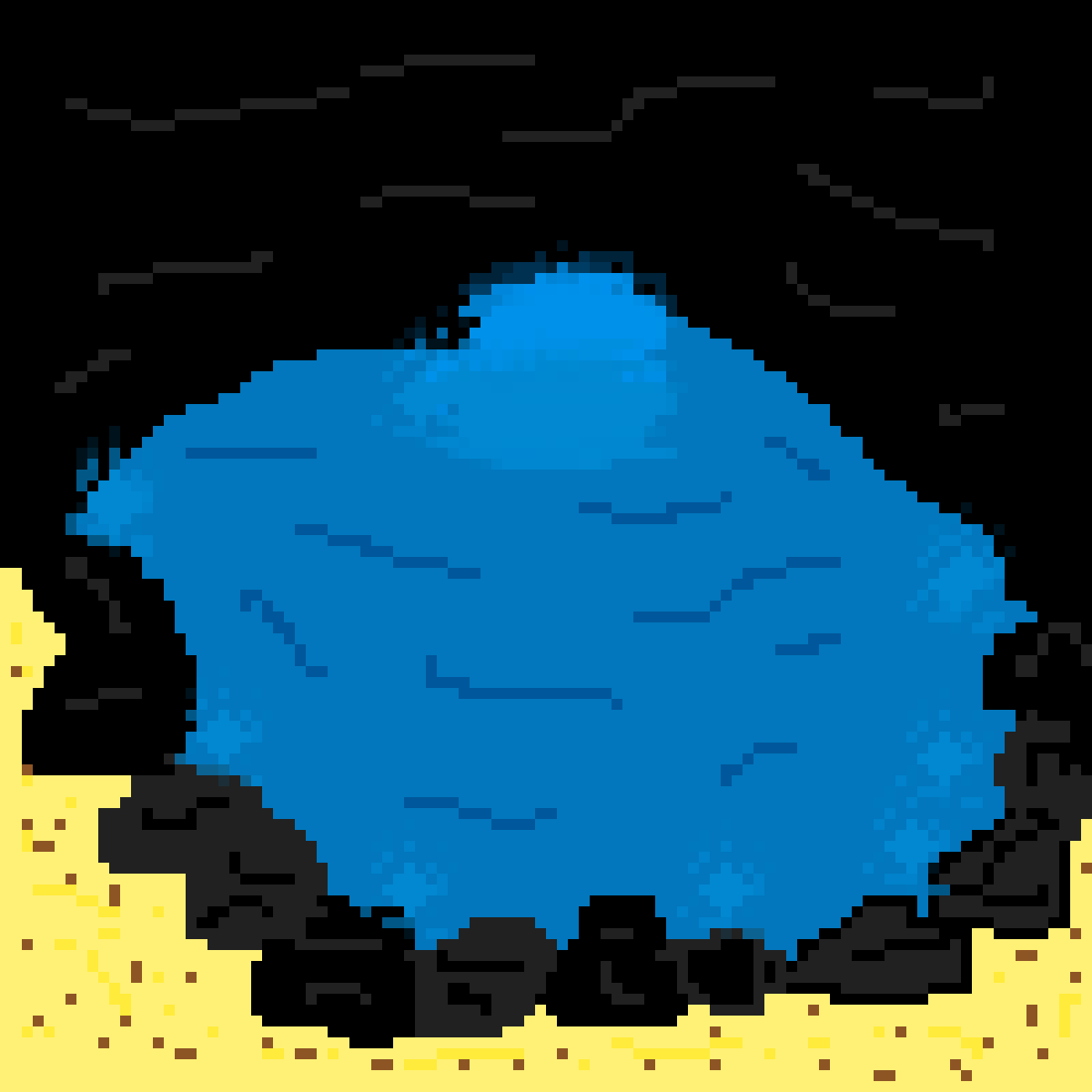 Pixilart - moon pool by PIXLE-ART-GIRL