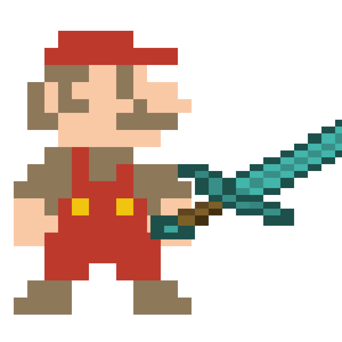 Edición fat mario with fat sword - Herramienta gratuita de dibujo en ...