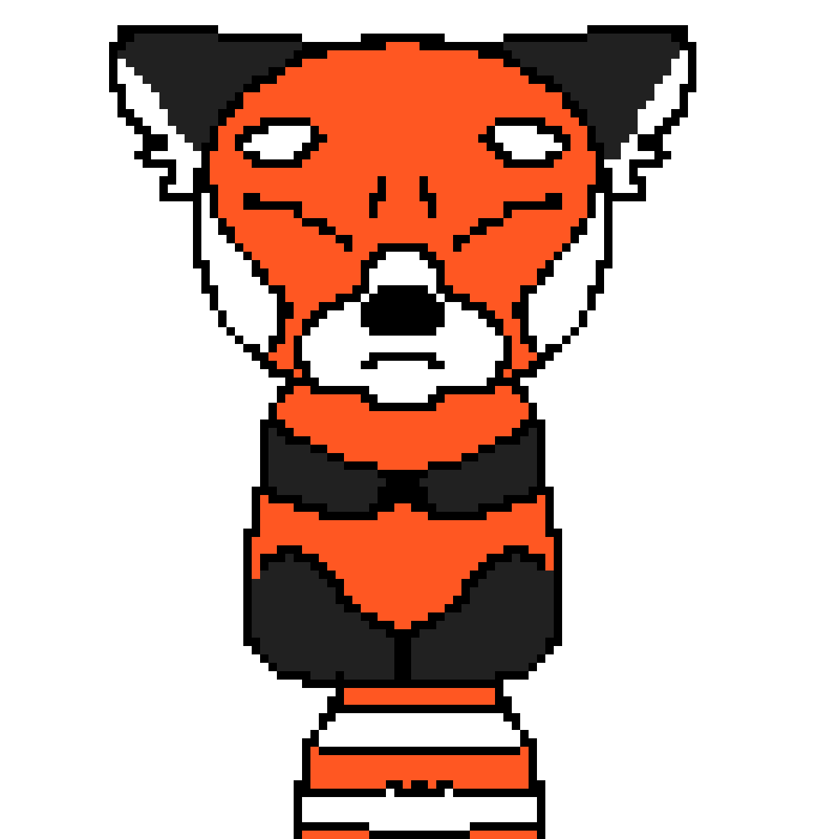 Editing sleeping red panda - Free online pixel art drawing tool - Pixilart