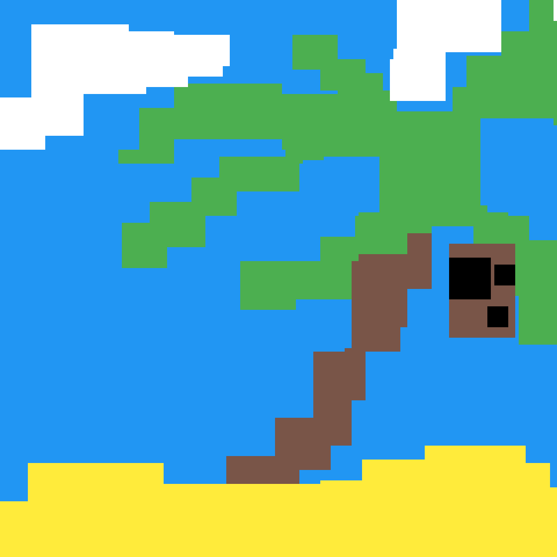 Editing 16 bit palm tree - Free online pixel art drawing tool - Pixilart