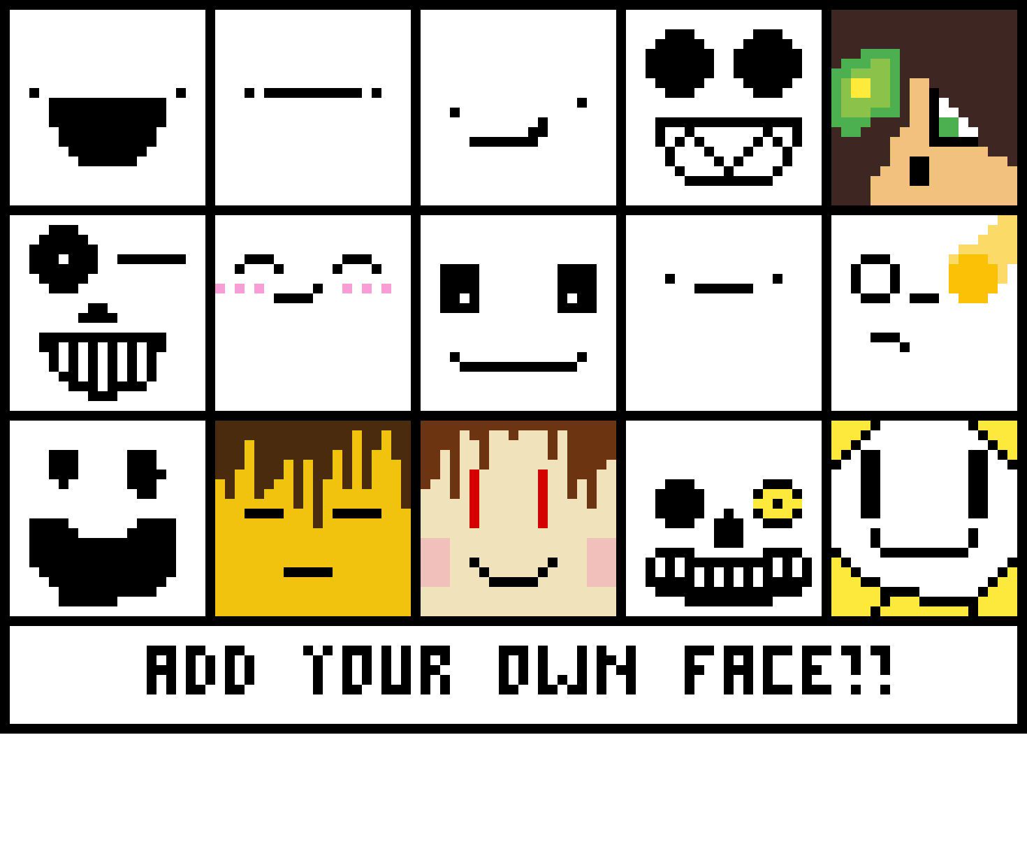 Editing add a face - Free online pixel art drawing tool - Pixilart