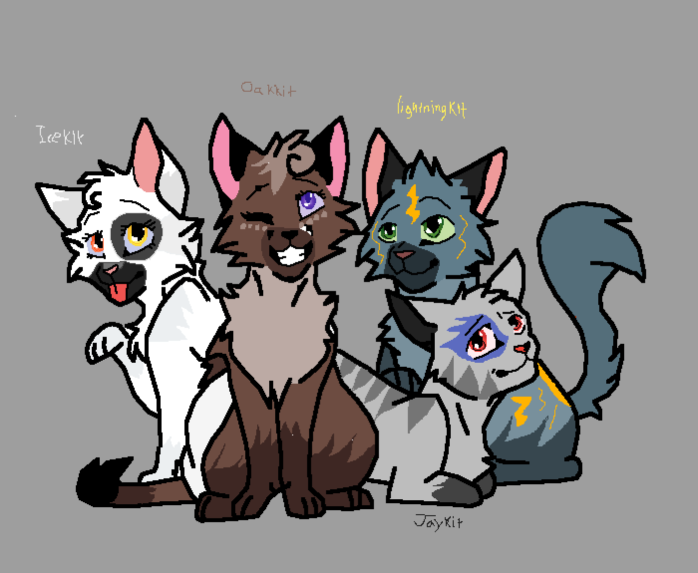 Editing Icekit, Oakkit, Jaykit, lightningkit - Free online pixel art ...