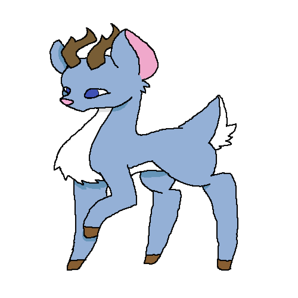 Pixilart - cute deer thing by LoveMyEmoBands