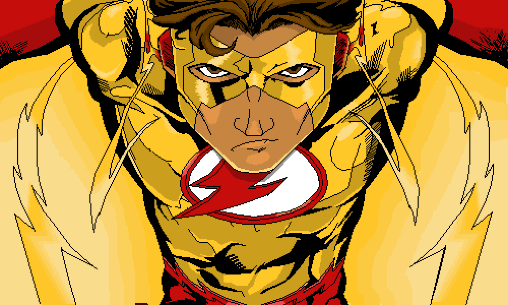 Pixilart - kid flash by diegodw