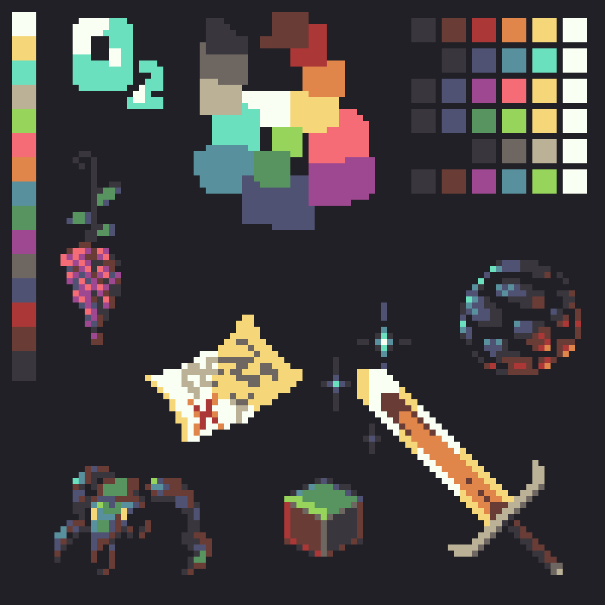 Editing Oxygen 16 - Free online pixel art drawing tool - Pixilart