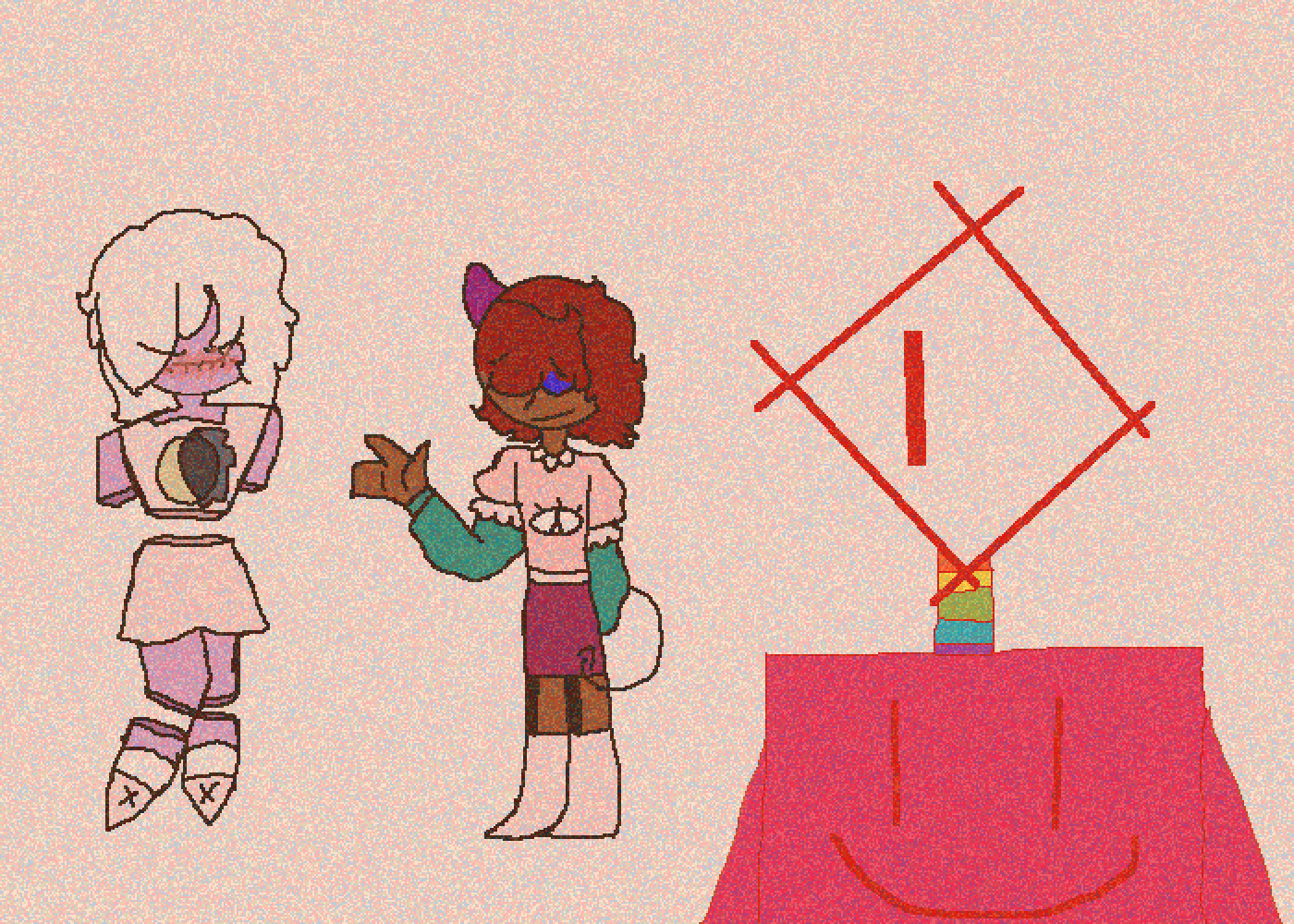 Pixilart - Weirdcore oc party by Lime-boba