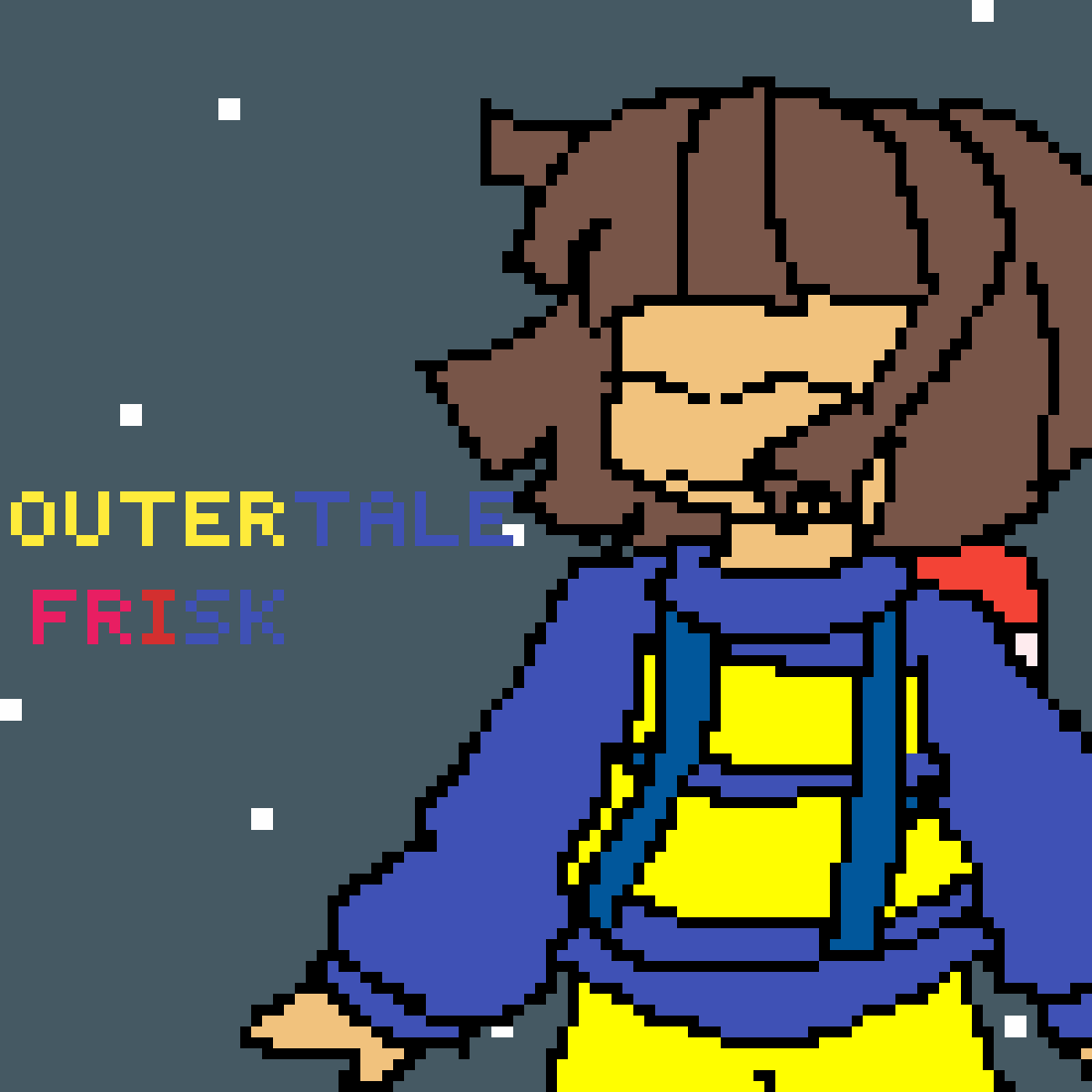 Pixilart - Outertale Frisk by KaizyDraws