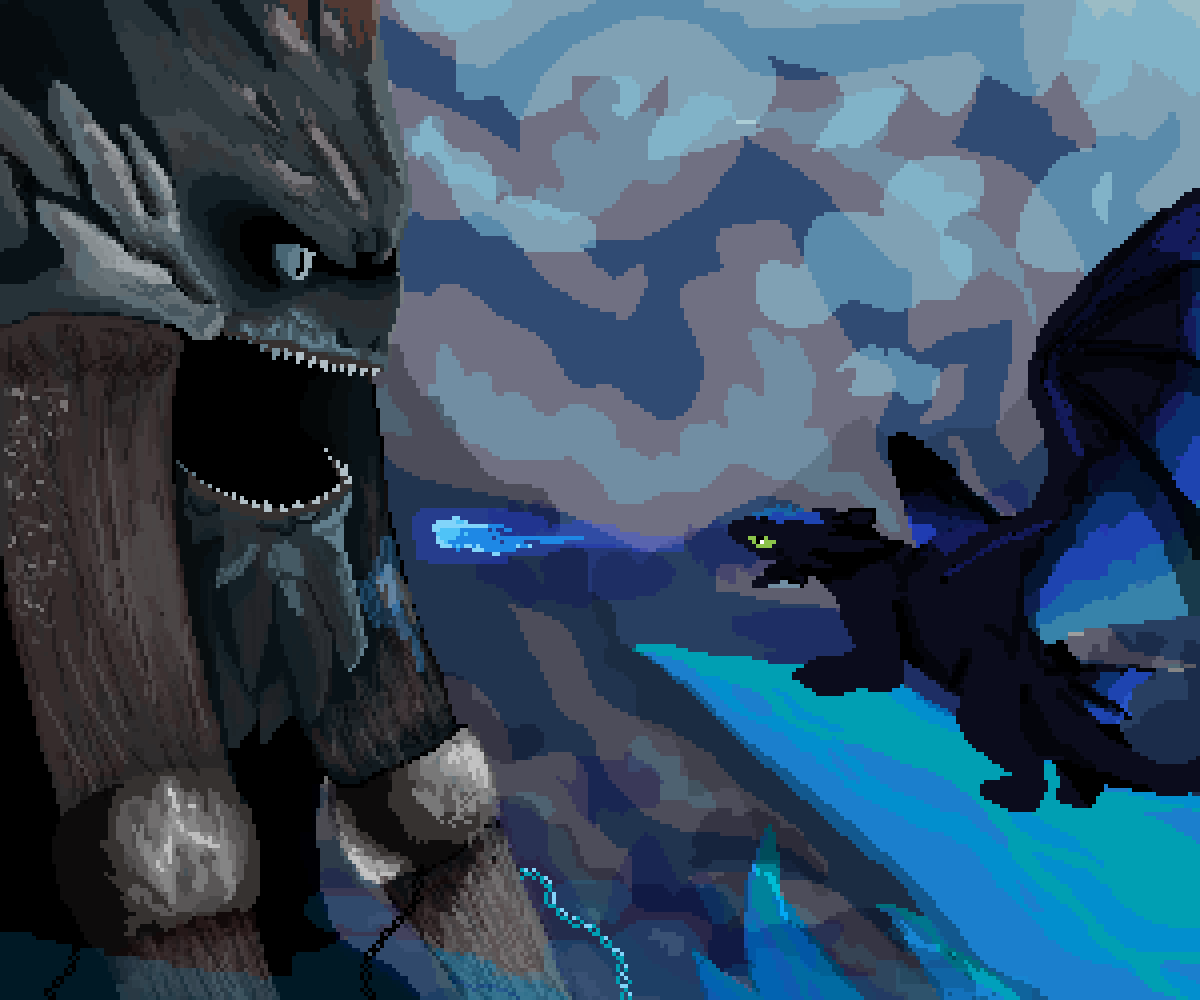 Pixilart - Toothless: Battle of the Alphas by Xaii