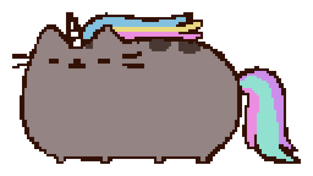 Pixilart - Pusheen by Ninja-Seal