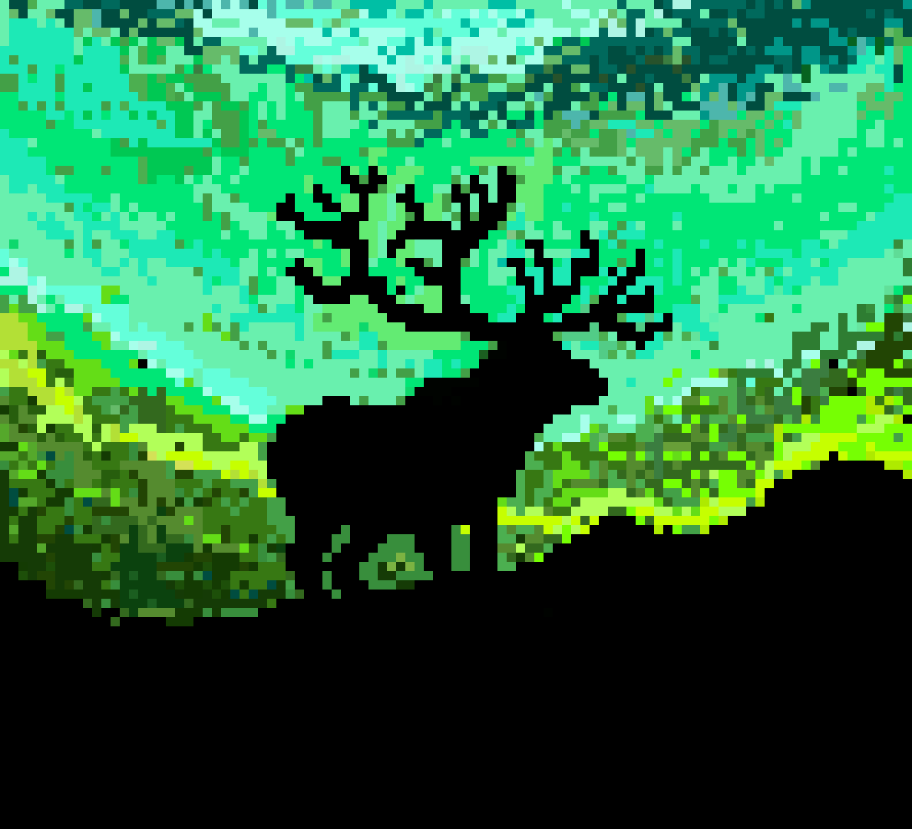 Pixilart - deer by ferhataslanart
