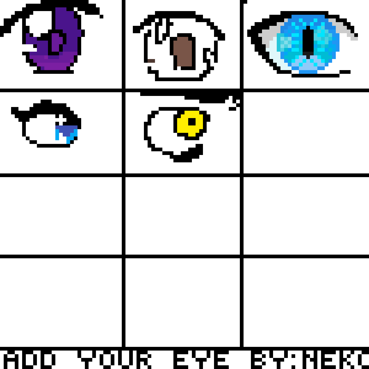 Editing angry eye - Free online pixel art drawing tool - Pixilart