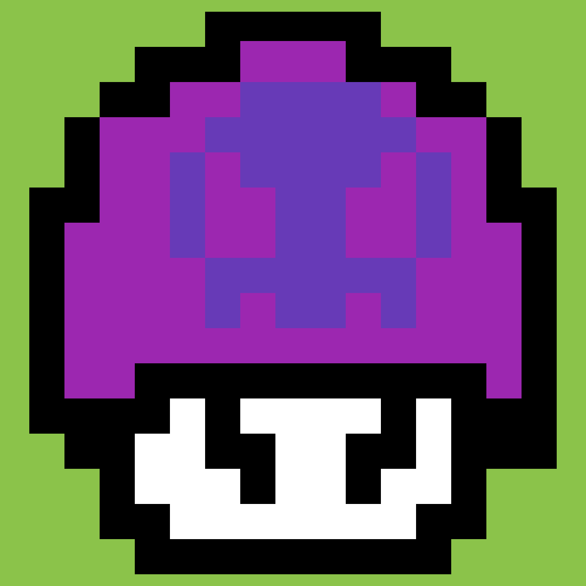 Pixilart - Hongo Morado De Mario Bros . by ElielArt