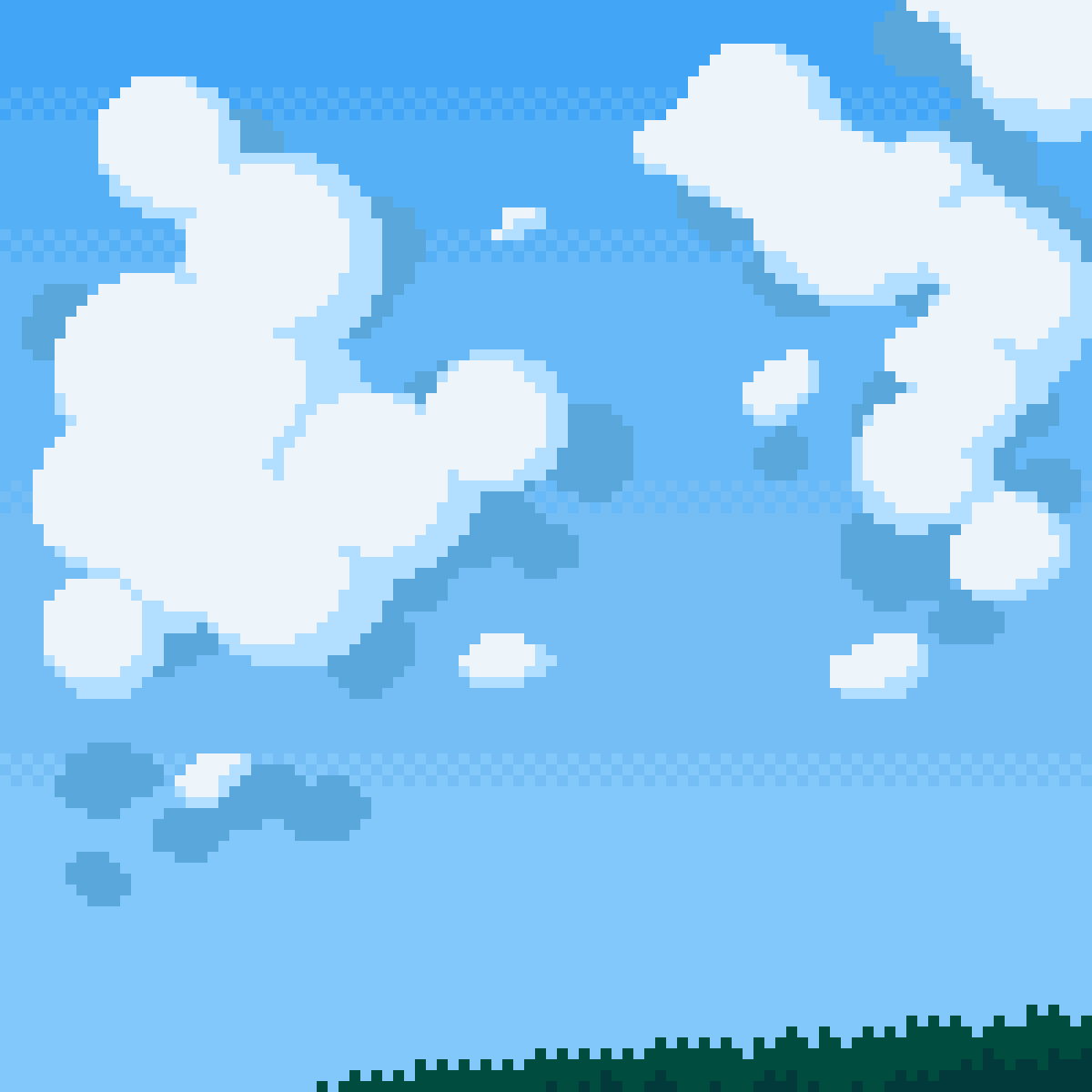 Pixilart - Cloudfull Sky by Klafooty