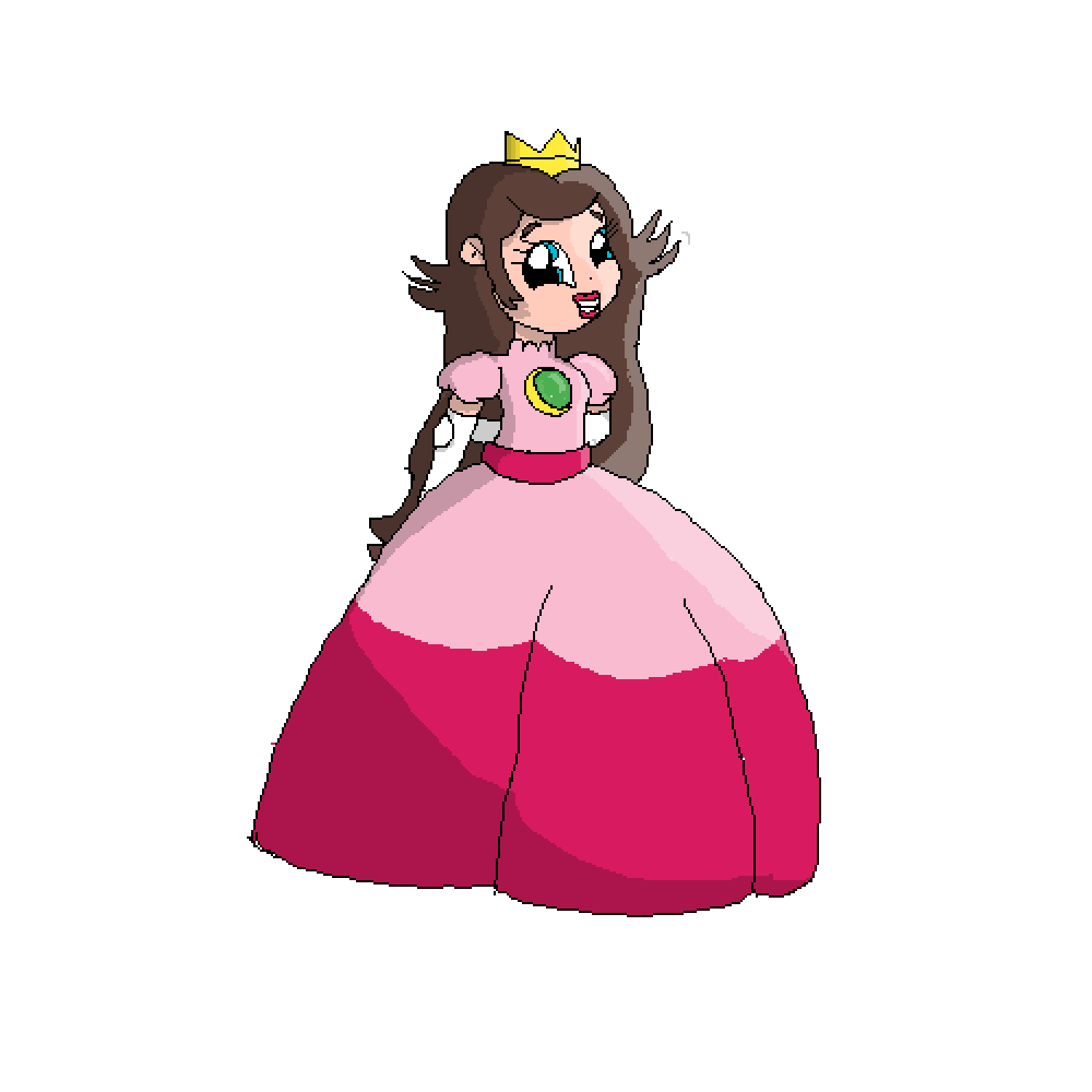 Pixilart - Princess Toadstool by Pink-Yoshi