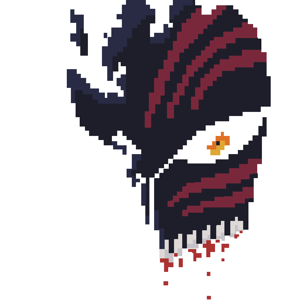 Editing Ichigo s Hollow Mask - Free online pixel art drawing tool ...