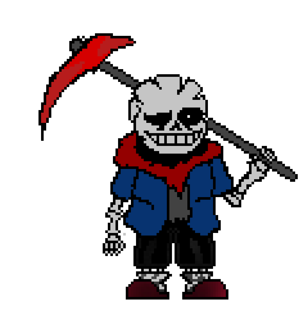 Pixilart - Psychopath Sans by DDH-Legacy